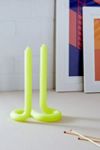 Lex Pott Twisted Yellow Candle | Urban Outfitters UK