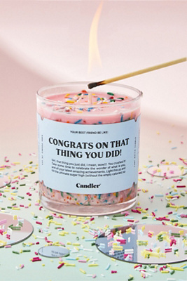Candier Congrats On That Thing You Did Candle | Urban Outfitters UK