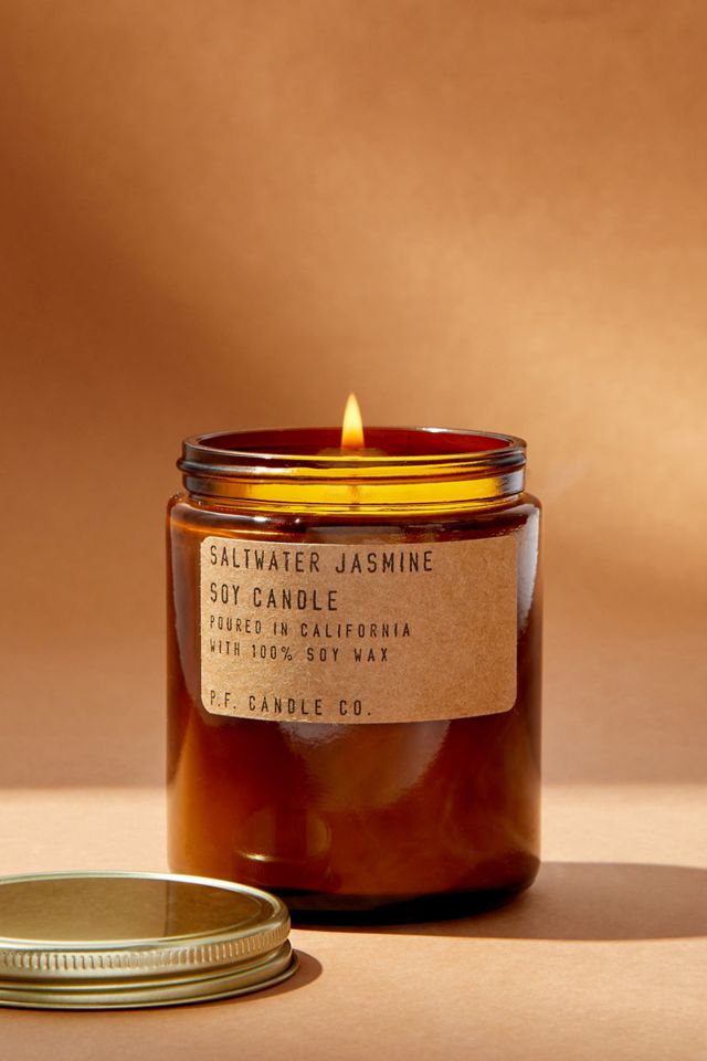P.F. Candle Co. Saltwater Jasmine Soy Candle | Urban Outfitters UK