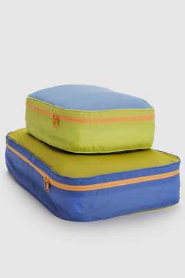 BAGGU Mesh Sunny Extra-Large Packing Cubes Set | Urban Outfitters UK