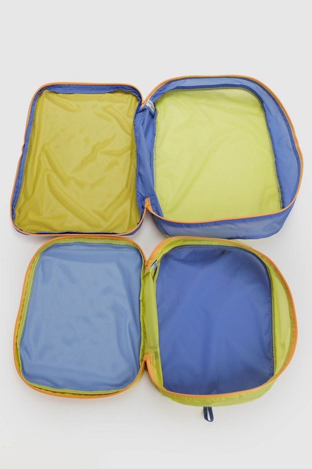 BAGGU Mesh Sunny Extra-Large Packing Cubes Set | Urban Outfitters UK
