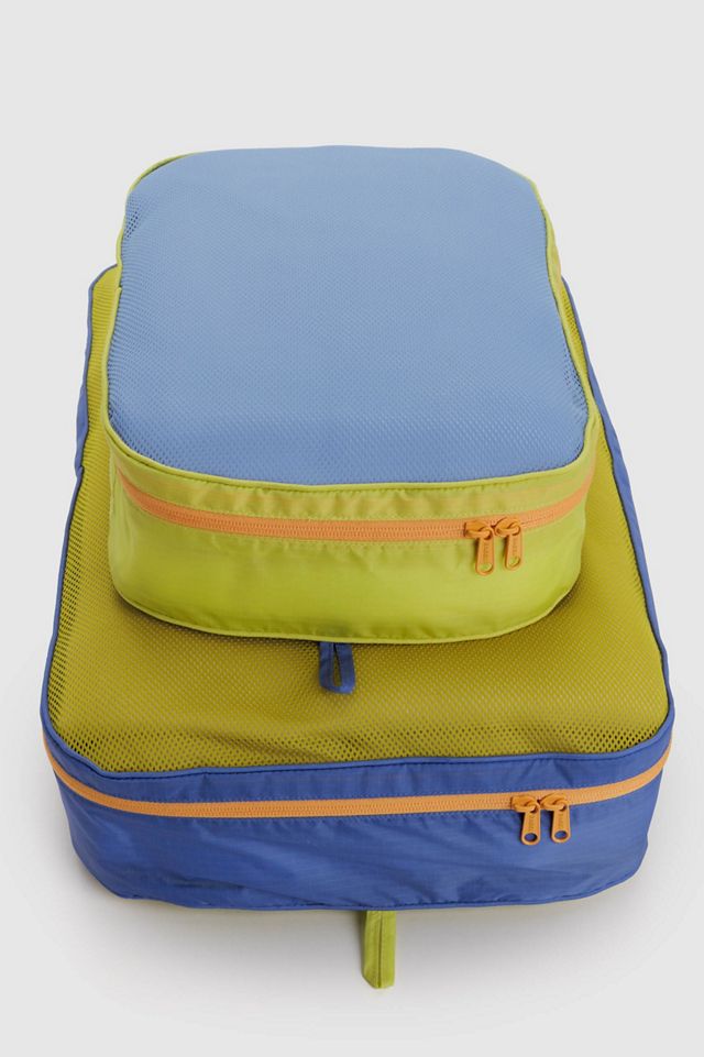 BAGGU Mesh Sunny Extra-Large Packing Cubes Set | Urban Outfitters UK