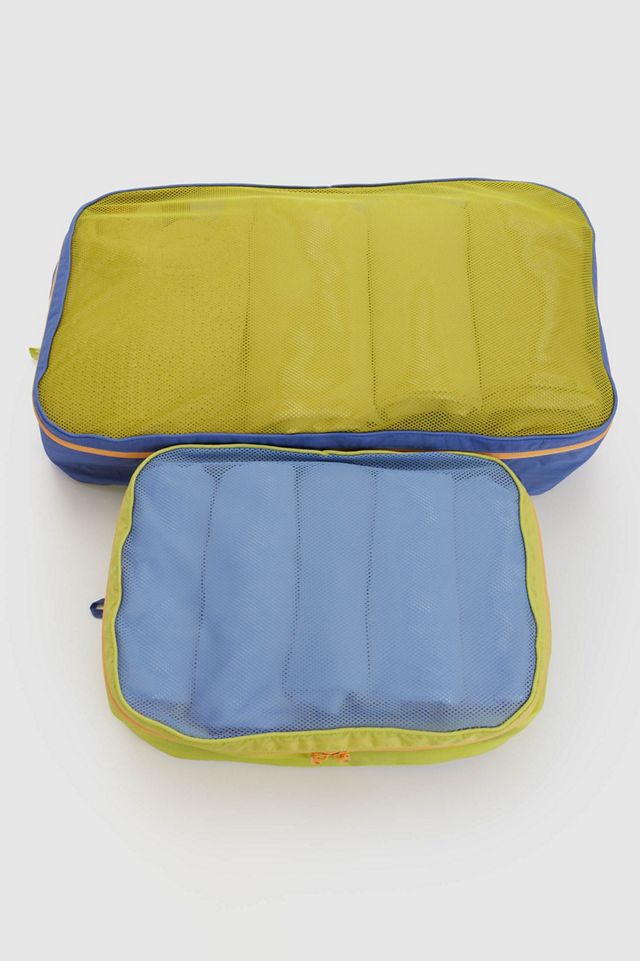 BAGGU Mesh Sunny Extra-Large Packing Cubes Set | Urban Outfitters UK