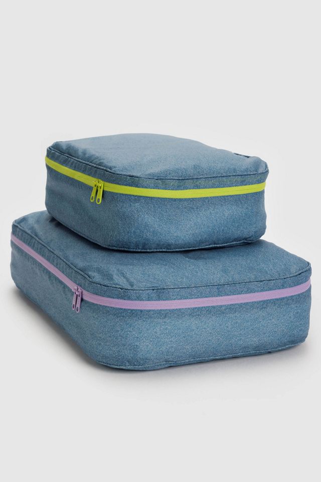 BAGGU Big Denim Extra-Large Packing Cubes Set | Urban Outfitters UK