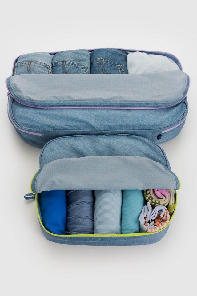 BAGGU Big Denim Extra-Large Packing Cubes Set | Urban Outfitters UK