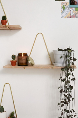 Medium Carter Gold Shelf | Urban Outfitters UK