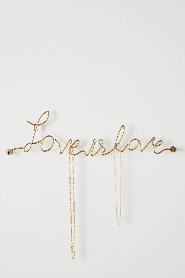 Love Is Love Wall Hook | Urban Outfitters UK
