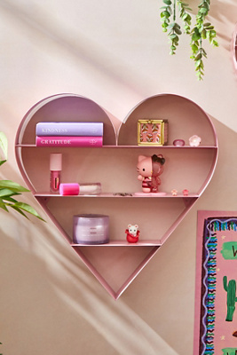 Small Heart Wall Shelf | Urban Outfitters UK