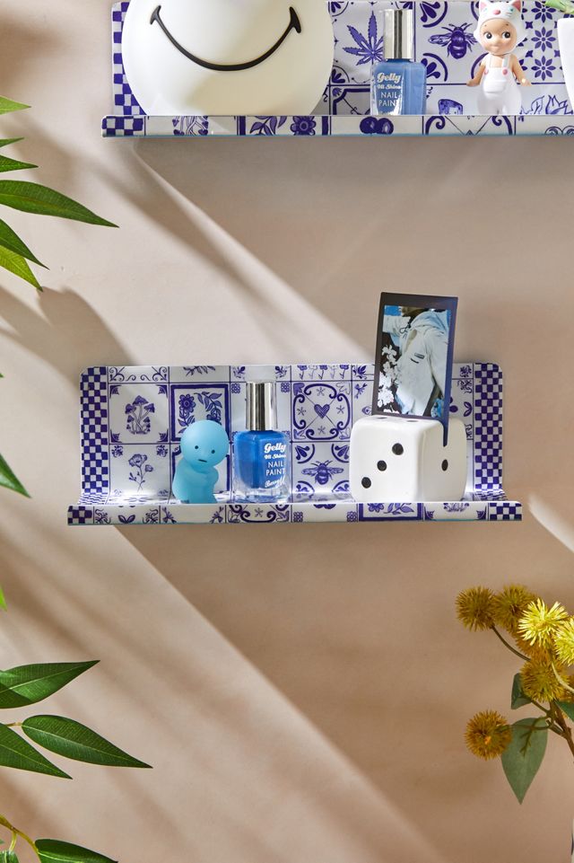 Small Tile Printed Shelf | Urban Outfitters UK