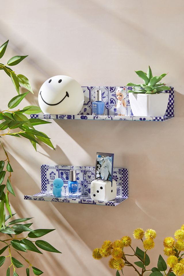 Small Tile Printed Shelf | Urban Outfitters UK