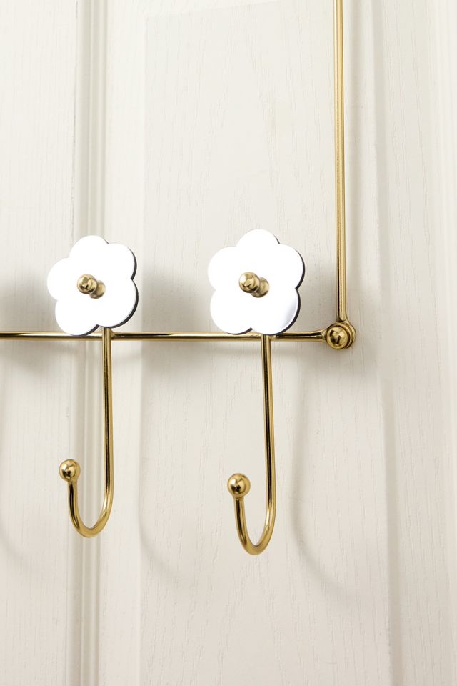 Mirror Daisy Over-The-Door Hook | Urban Outfitters UK