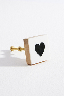 Pack Of Cards Heart Drawer Knob | Urban Outfitters UK