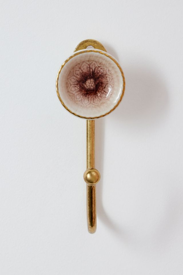 Pink Agate Wall Hook | Urban Outfitters UK