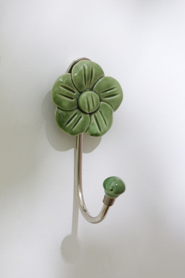 Crochet Mural Fleur Vert Foncé | Urban Outfitters FR