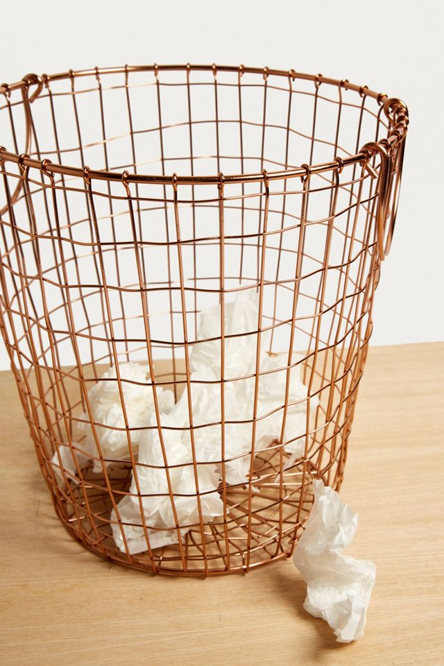 Copper Wire Basket | Urban Outfitters UK