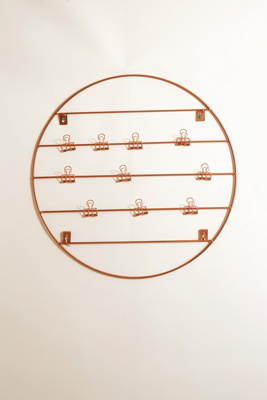Circle Wire Wall Grid - Copper | Urban Outfitters UK