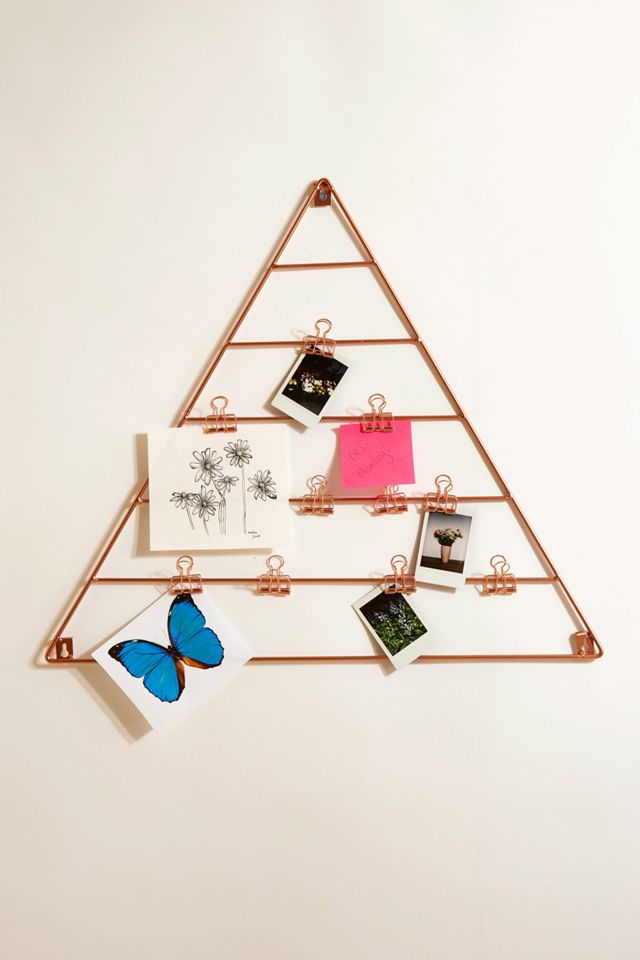 Wire Triangle Wall Grid | Urban Outfitters UK