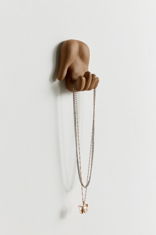 Brown Clasp Hand Hook | Urban Outfitters UK