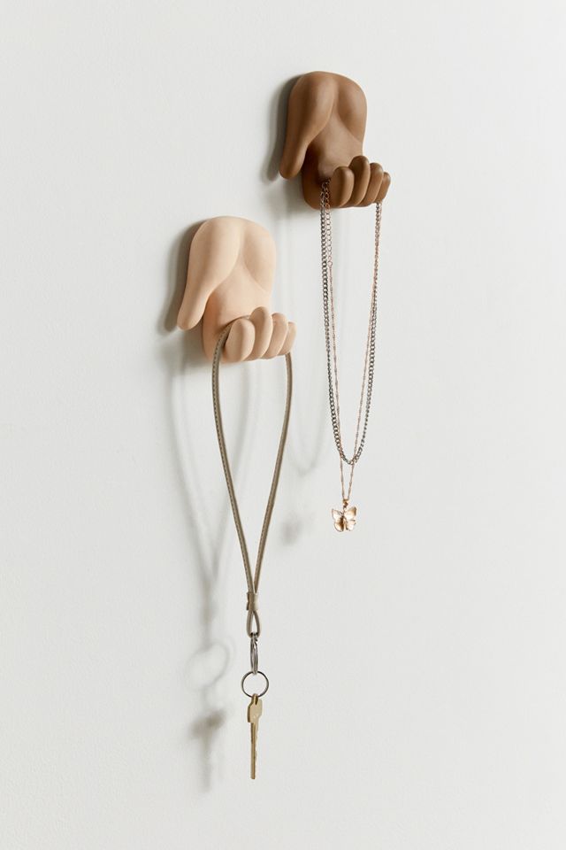 Brown Clasp Hand Hook | Urban Outfitters UK