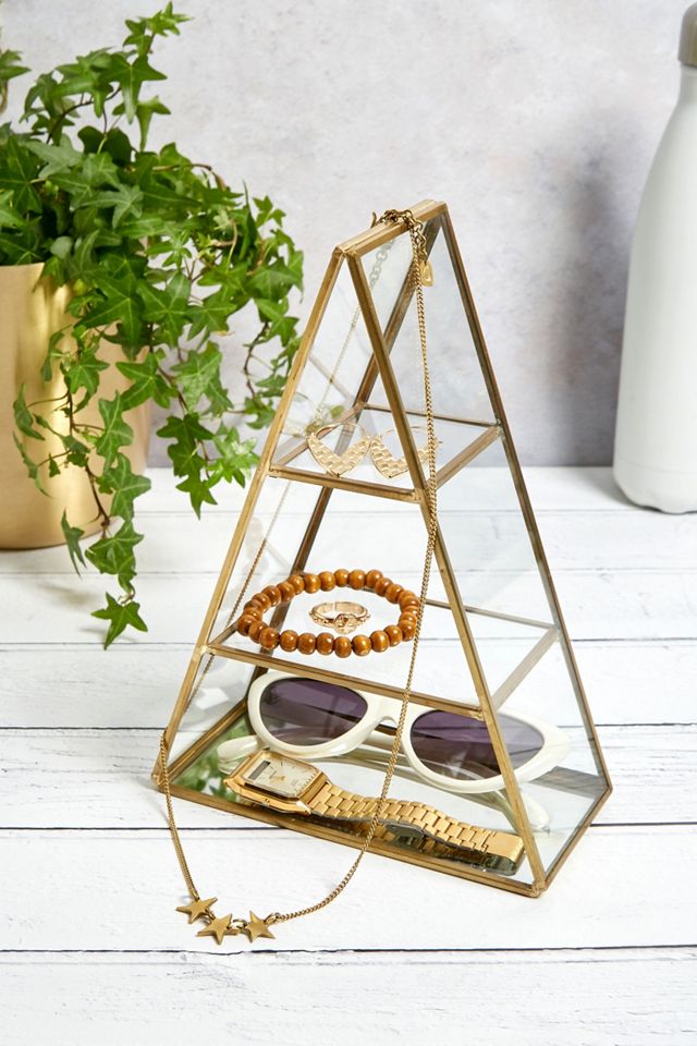 Small Triangular Glass Shelf | Urban Outfitters UK