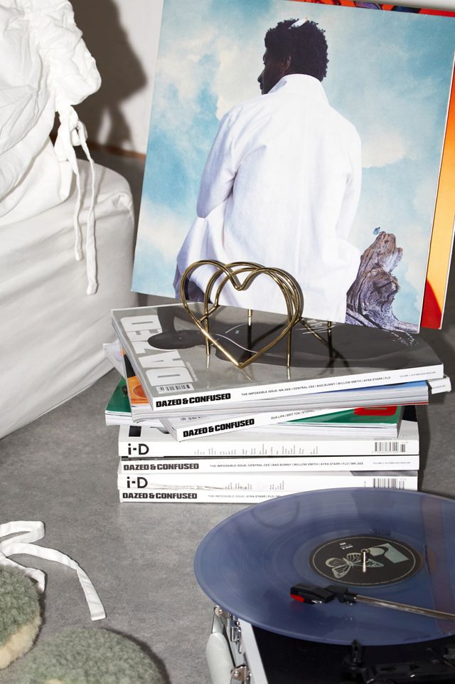 Heart Vinyl Storage Rack | Urban Outfitters UK