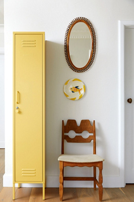 Mustard Made Butter Skinny Storage Locker | Urban Outfitters UK