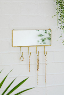 Multi-Hook Mirror | Urban Outfitters UK