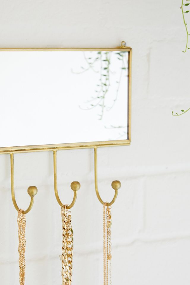 Multi-Hook Mirror | Urban Outfitters UK