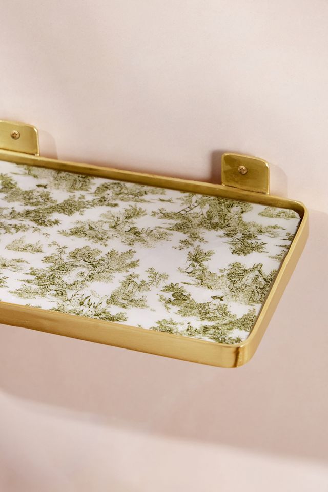 Froggie Toile Large Wall Shelf | Urban Outfitters UK