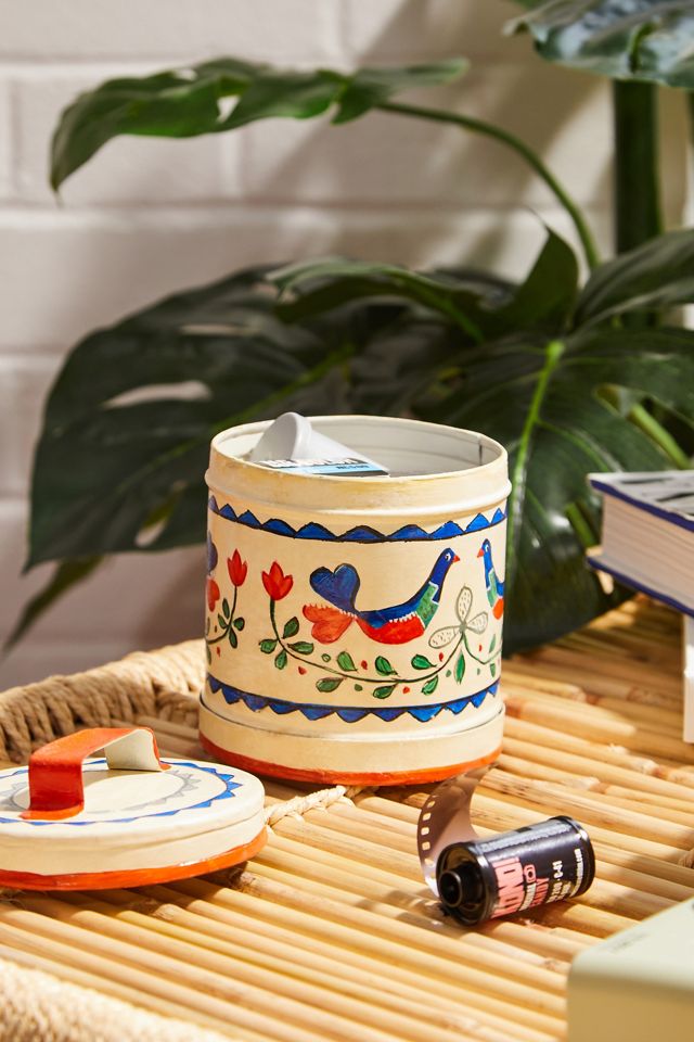 Hand Painted Storage Tin | Urban Outfitters UK