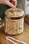 Small Lidded Woven Pot | Urban Outfitters UK