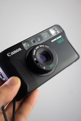 Vintage Canon Sure Shot Max Camera | Urban Outfitters UK