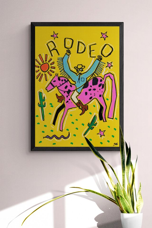 Tony Green Sunshine Rodeo Framed Art Print | Urban Outfitters ES