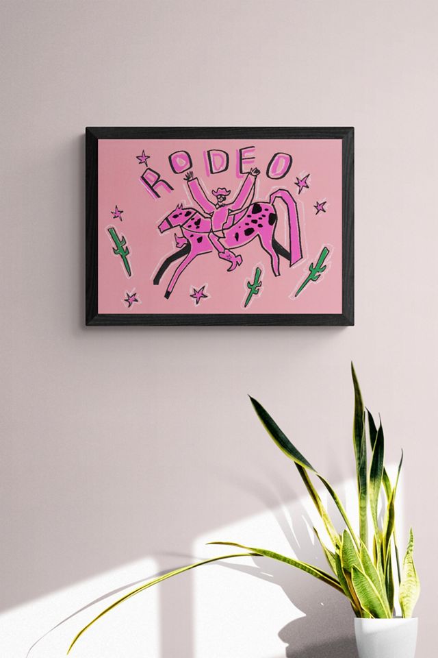 Tony Green Rodeo Landscape Framed Art Print | Urban Outfitters UK