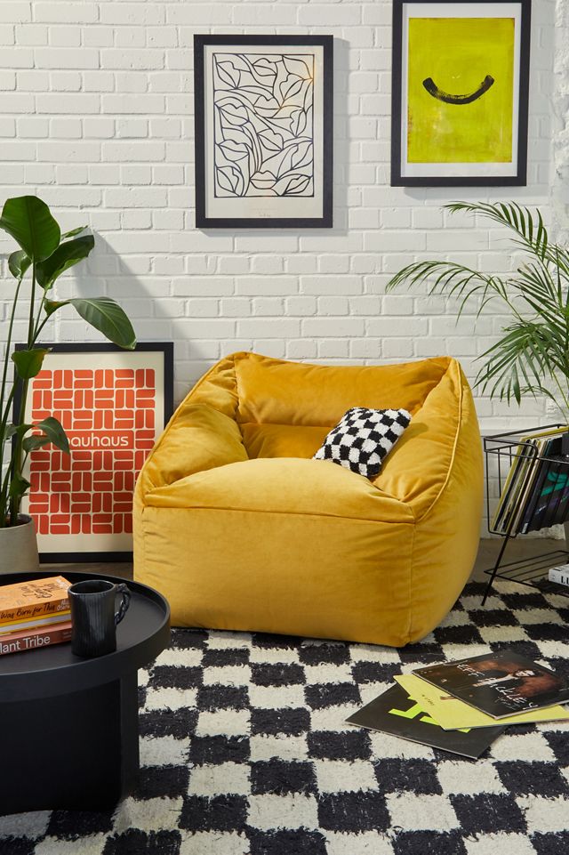 icon Ochre Natalia Lounge Chair | Urban Outfitters UK