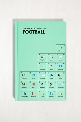 The Periodic Table Of Football By Nick Holt | Urban Outfitters UK