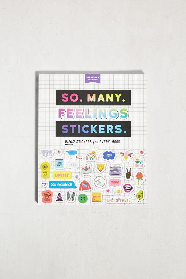 So Many Feelings Stickers: 2700 Stickers For Every Mood | Urban ...