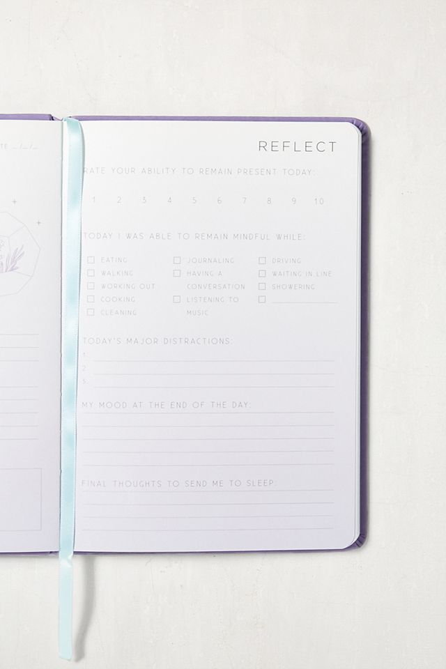 Mindfulness Day And Night Journal | Urban Outfitters UK