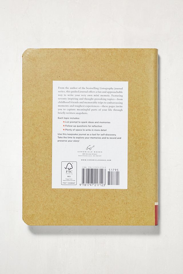 Mini Memoir Long Story Short Journal By Lisa Nola | Urban Outfitters UK