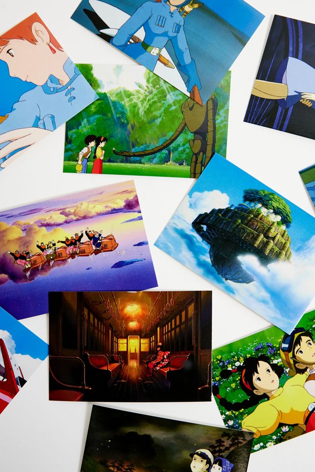 100 Postcards By Studio Ghibli | Urban Outfitters ES