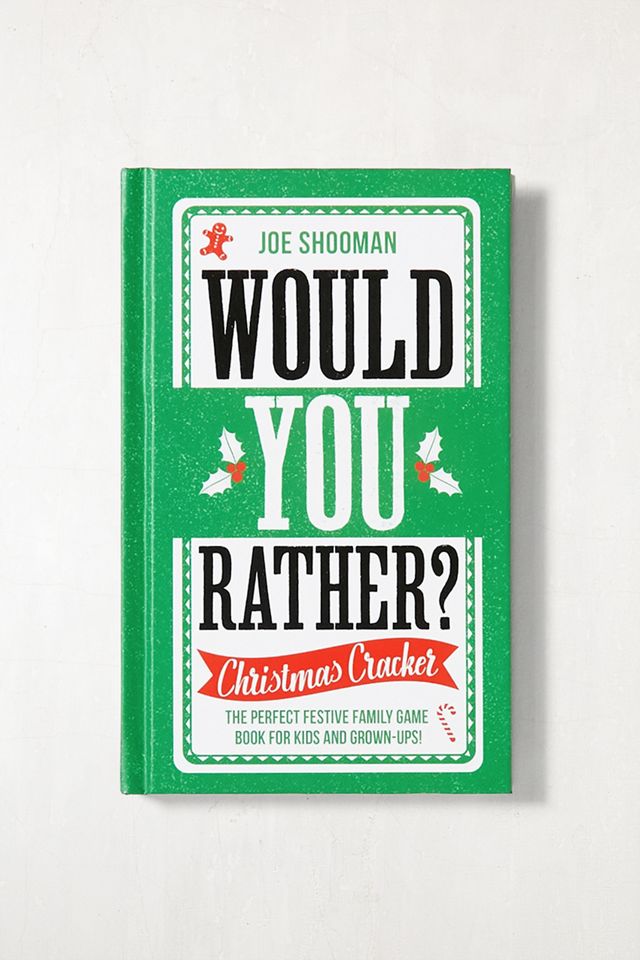 Would You Rather? Christmas Cracker By Joe Shooman | Urban Outfitters UK
