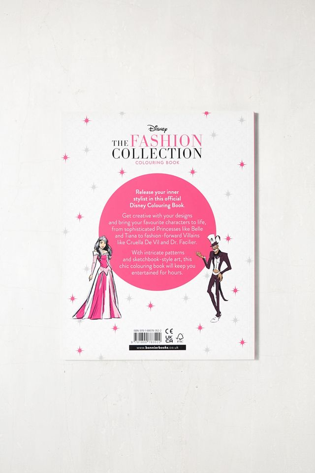 Disney The Fashion Collection Colouring Book | Urban Outfitters UK
