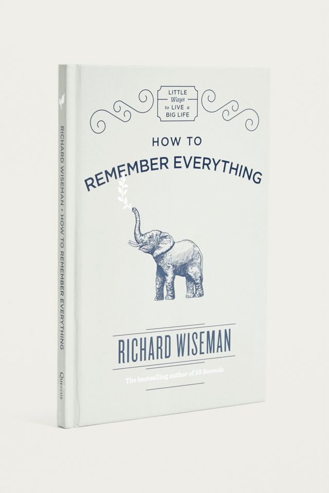 How to Remember Everything By Richard Wiseman | Urban Outfitters UK