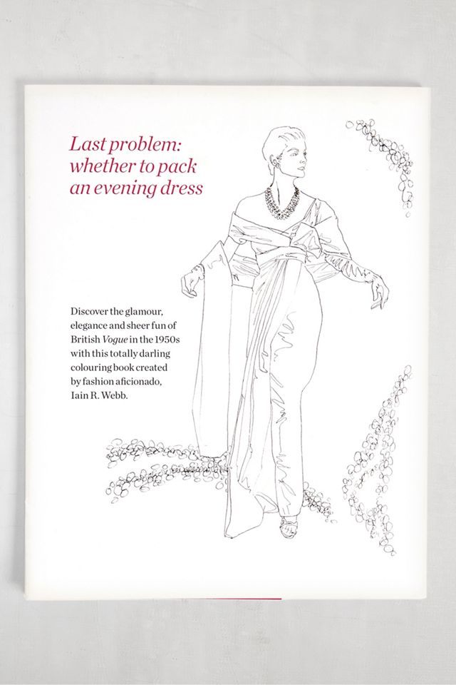 Ian R. Webb – Malbuch „Vogue Colouring Book“ | Urban Outfitters DE