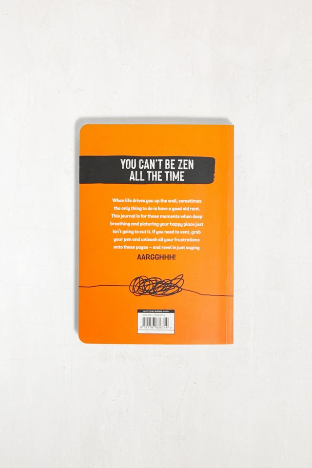 The Rage Journal: Un-Spirational Activities And Quotes For Those Who ...