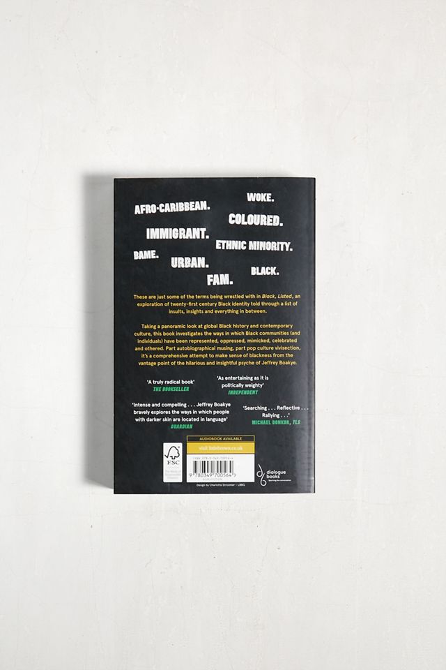Black, Listed: Black British Culture Explored de Jeffrey Boakye | Urban ...