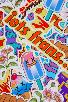 iets frans... – Sticker im 5er-Set | Urban Outfitters DE