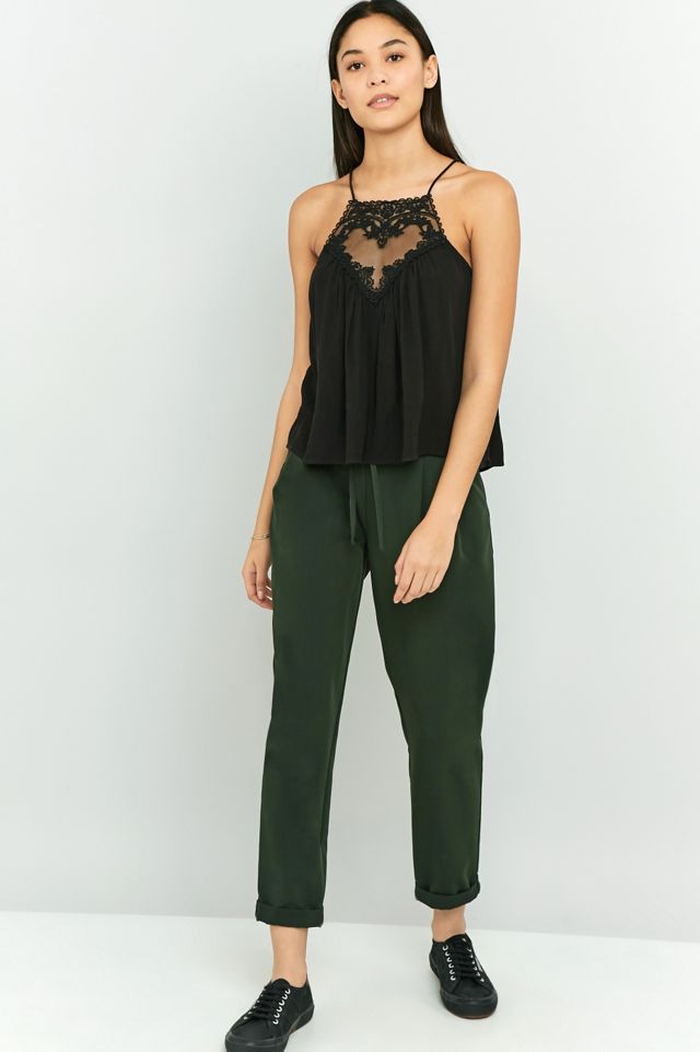 Pins & Needles Apron Neck Lace Cami | Urban Outfitters UK