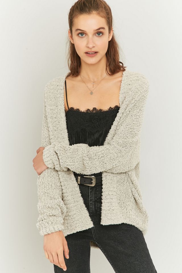 BDG Fluffy Ivory Cardigan | Urban Outfitters UK
