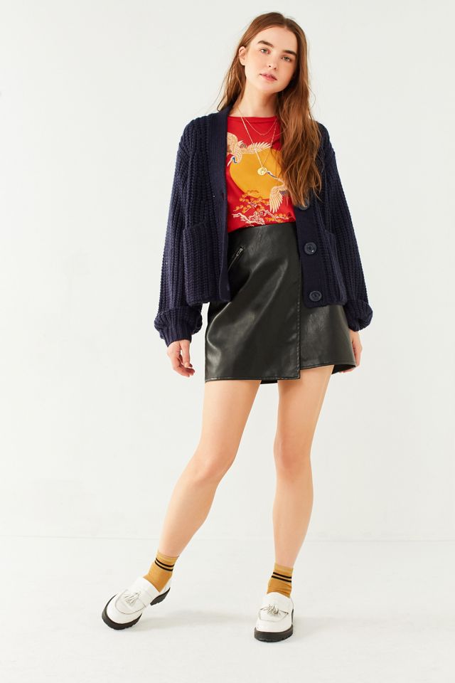 BDG Frankie Chunky Knit Cardigan | Urban Outfitters UK